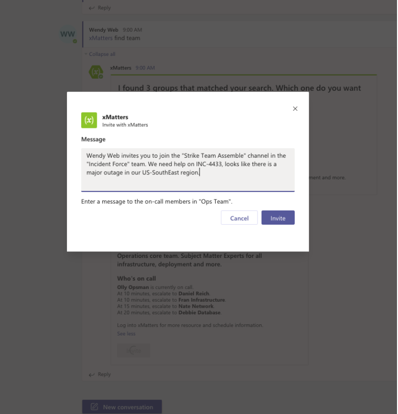 xMatters and Microsoft Teams | New ChatOps Steps - xMatters